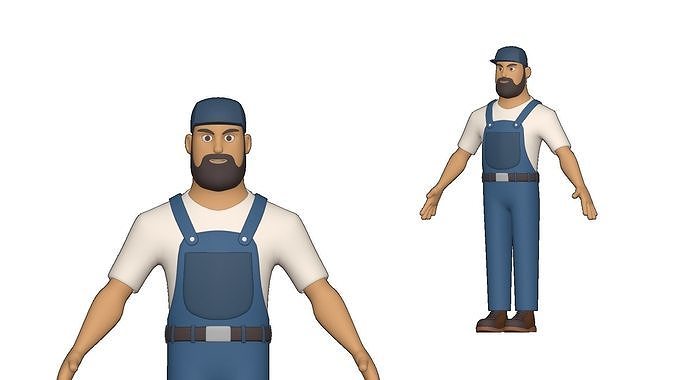 Maintenance Man Cartoon