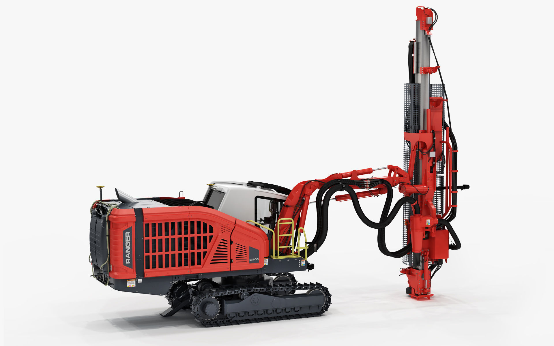Surface top hammer drill rig Ranger DX800i 3D model | CGTrader