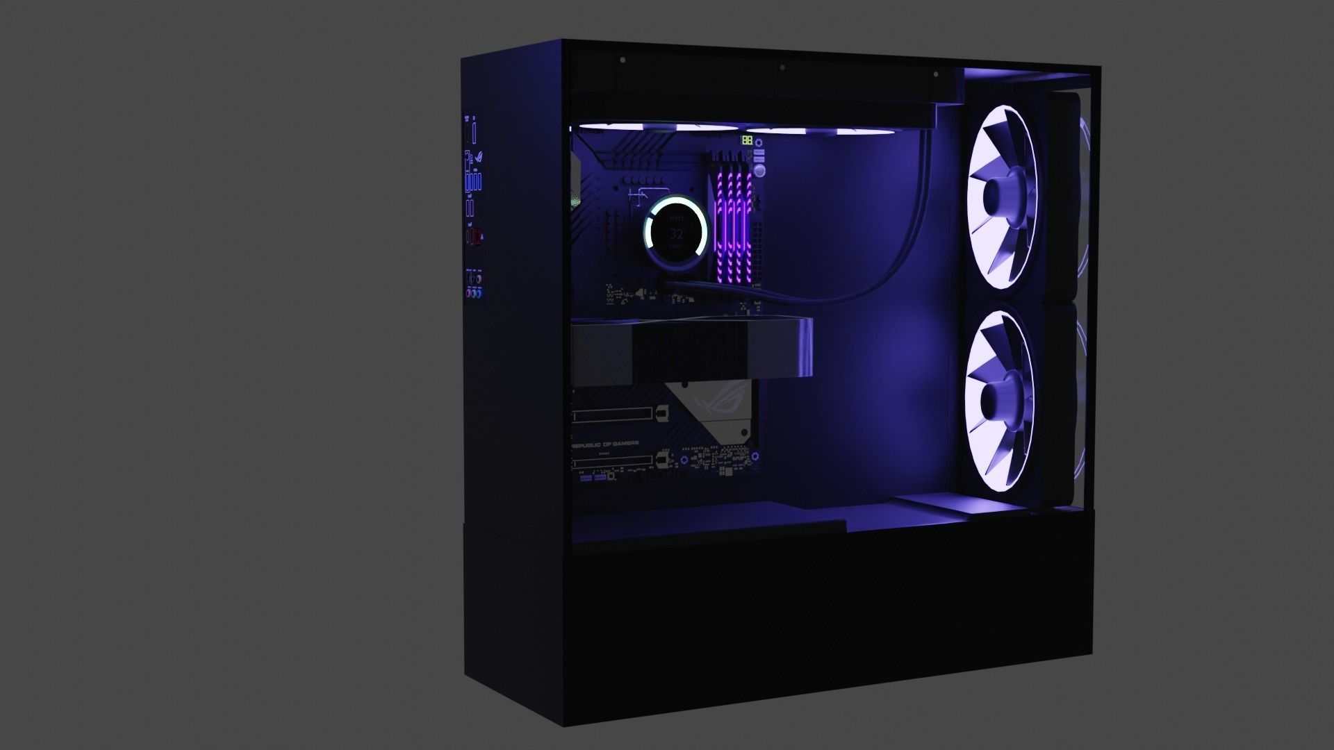 Gaming pc 3D model | CGTrader