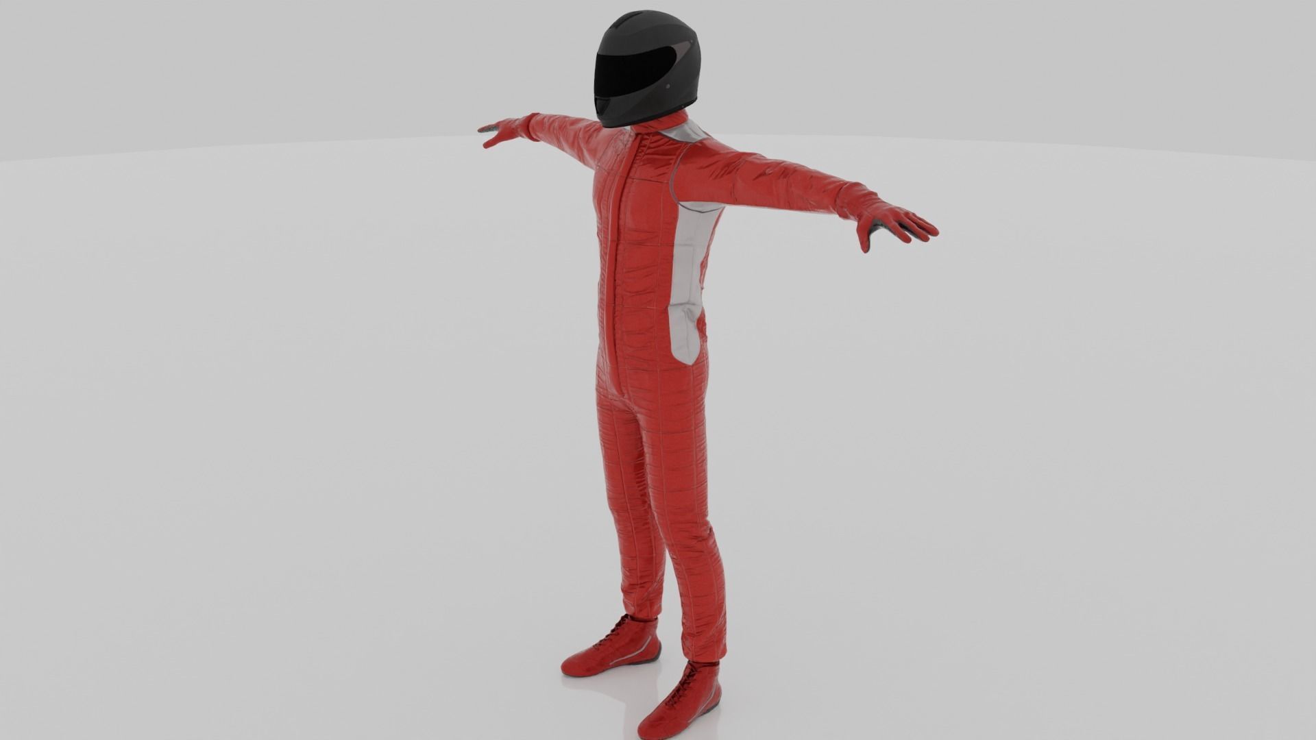 Racer Rigged Model free VR / AR / low-poly 3D model rigged | CGTrader