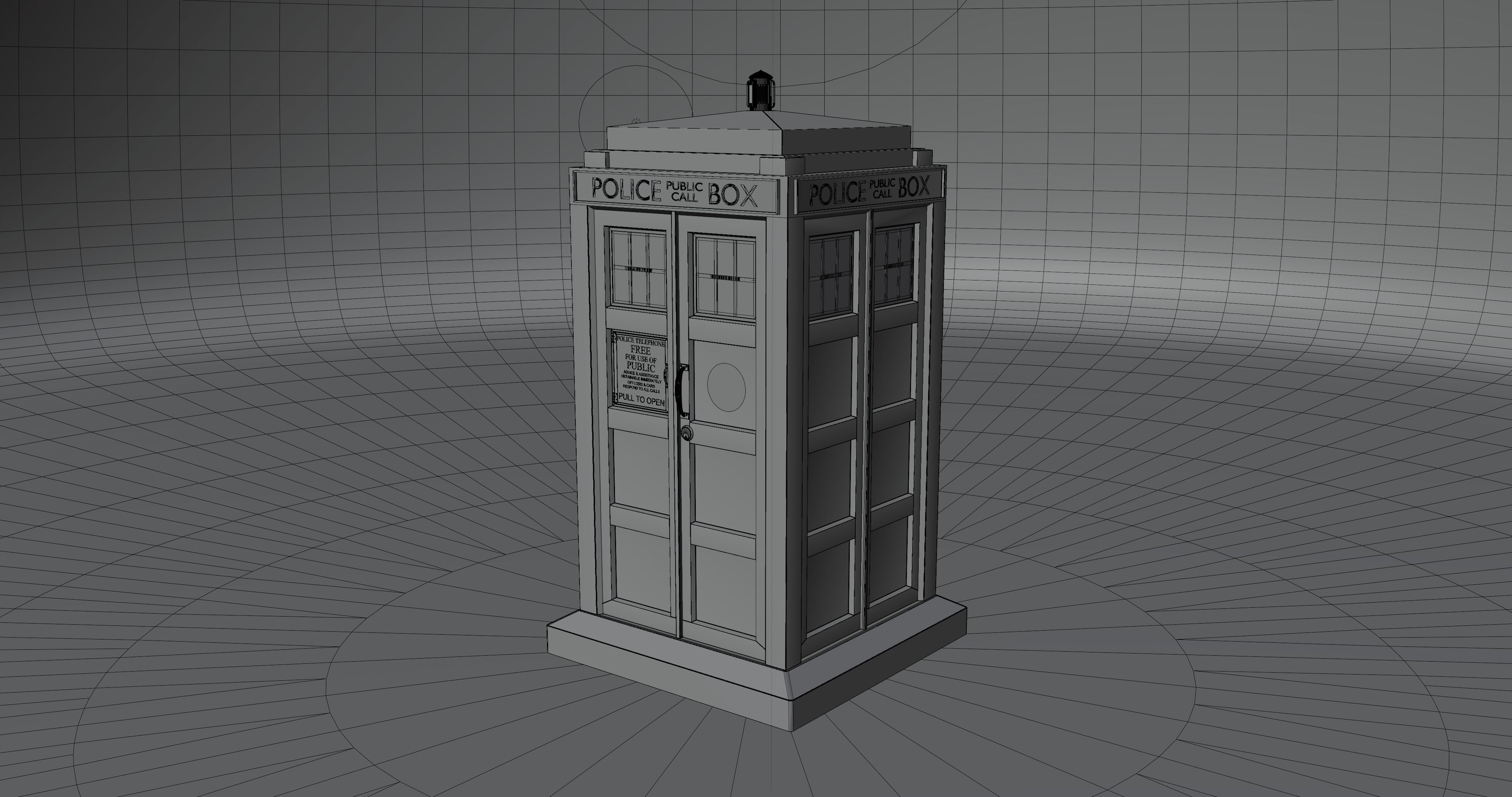 TARDIS 3D model | CGTrader