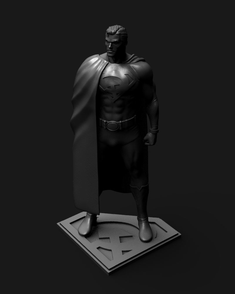 Superman Red Son 3D model 3D printable | CGTrader