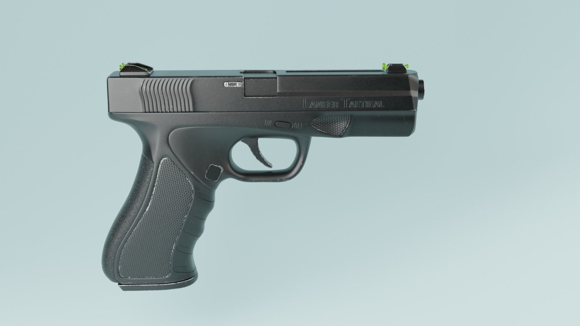 Pistol 3D model | CGTrader