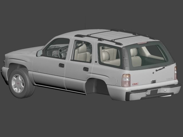 GMC Yukon 2000 - 2006 3D model animated | CGTrader