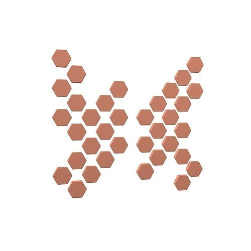 3D model Hexagon Design Element V2 002 VR / AR / low-poly | CGTrader