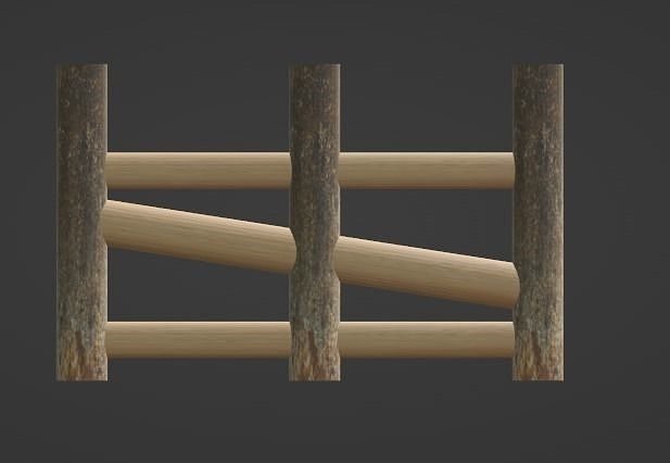 Fence 3D model 3D printable | CGTrader
