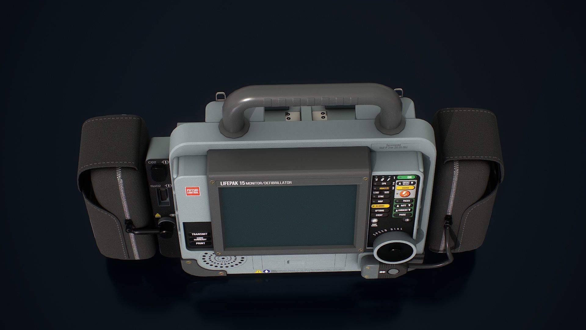 3D model LIFEPAK 15 Defibrillator VR / AR / low-poly | CGTrader