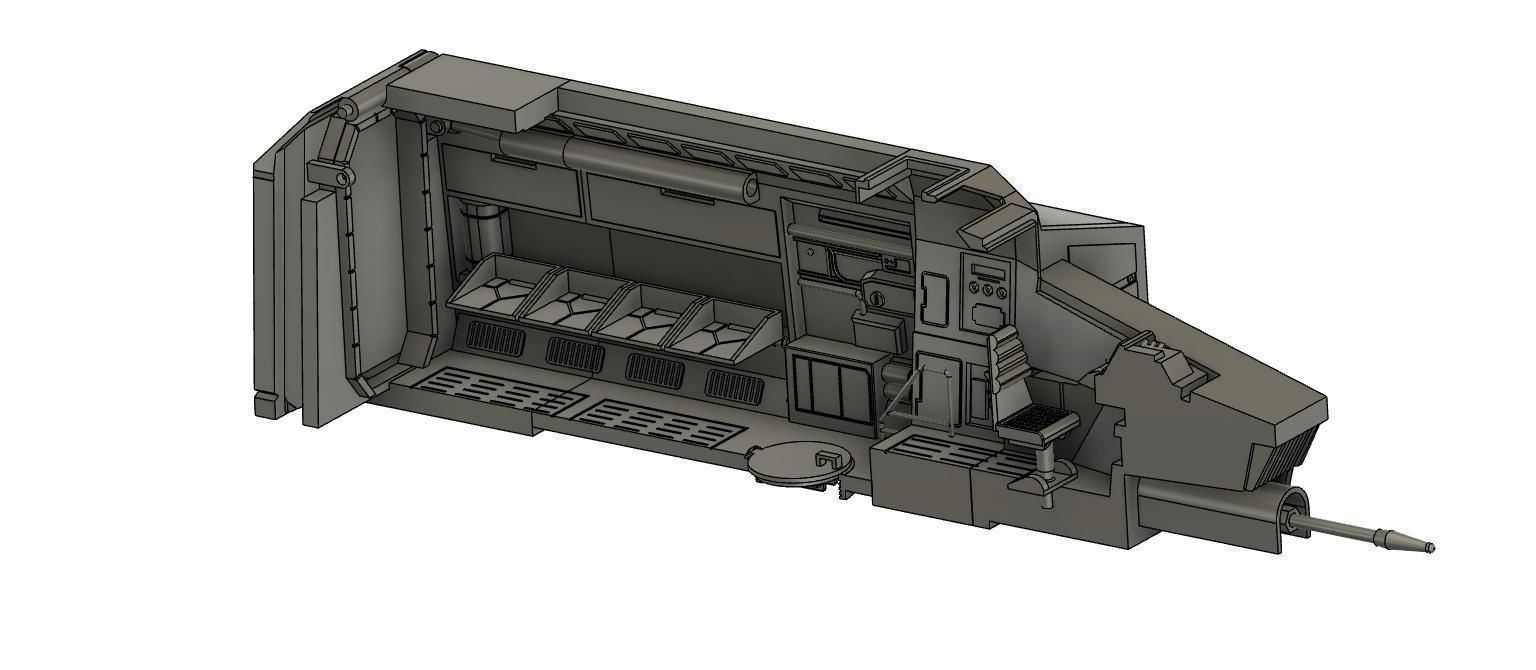 Phantom Attack Shuttle 3D model 3D printable | CGTrader