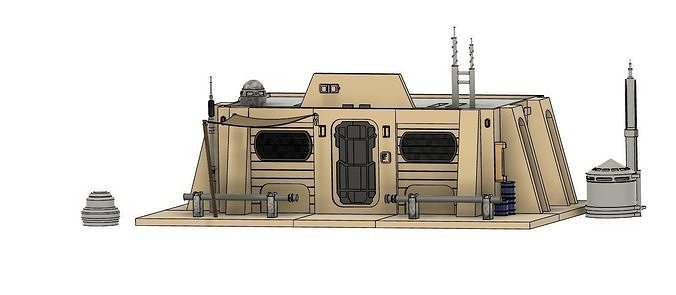 The Mandalorians House 3D model 3D printable | CGTrader
