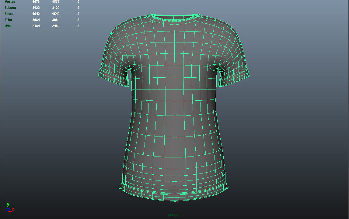 3D model T-Shirts - Polygon modeling VR / AR / low-poly | CGTrader
