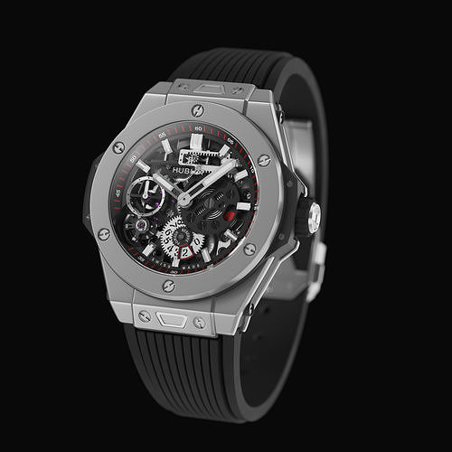 HUBLOT MECA-10 Titanium 3D model | CGTrader