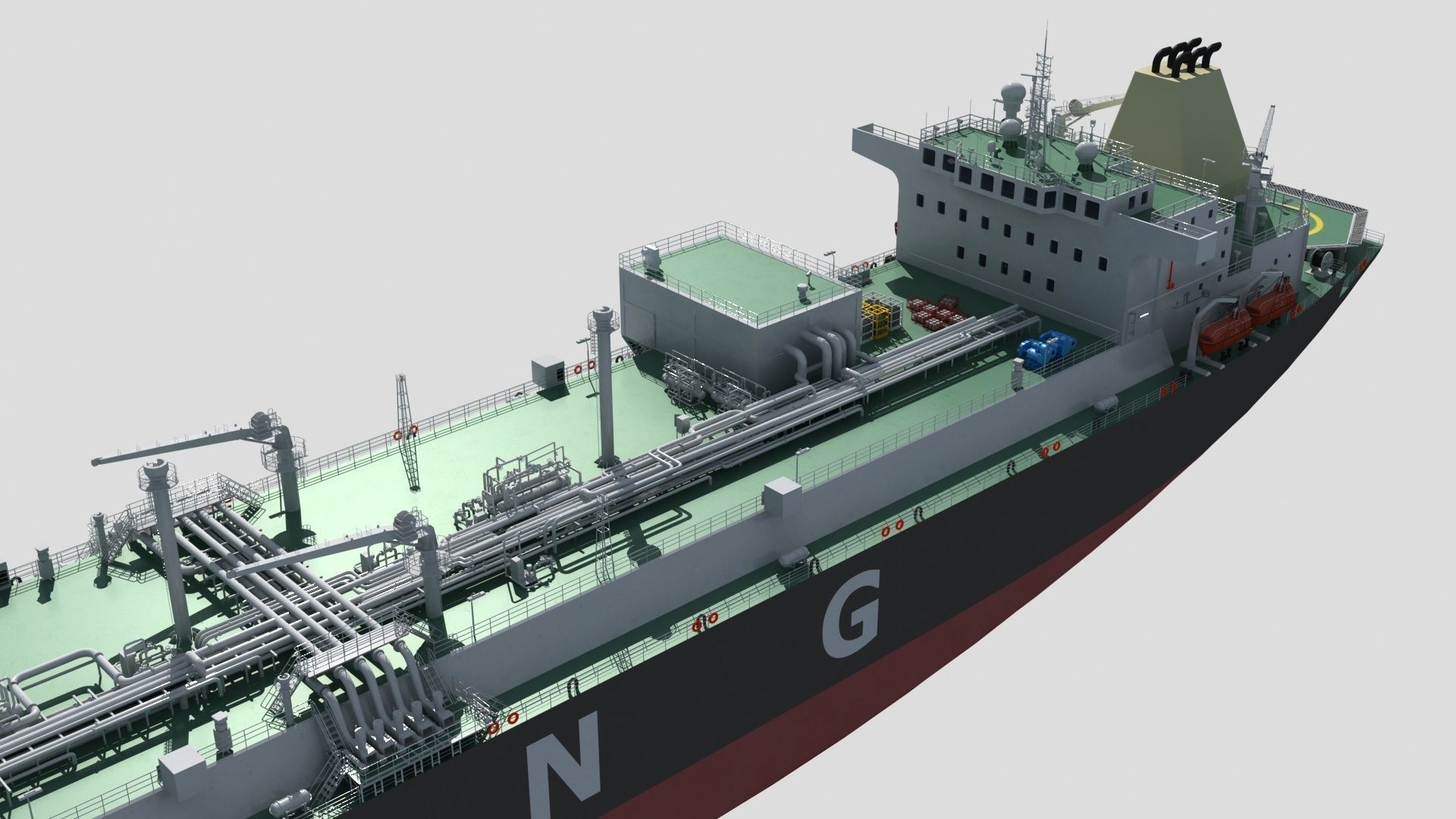 LNG Ship 3D model | CGTrader