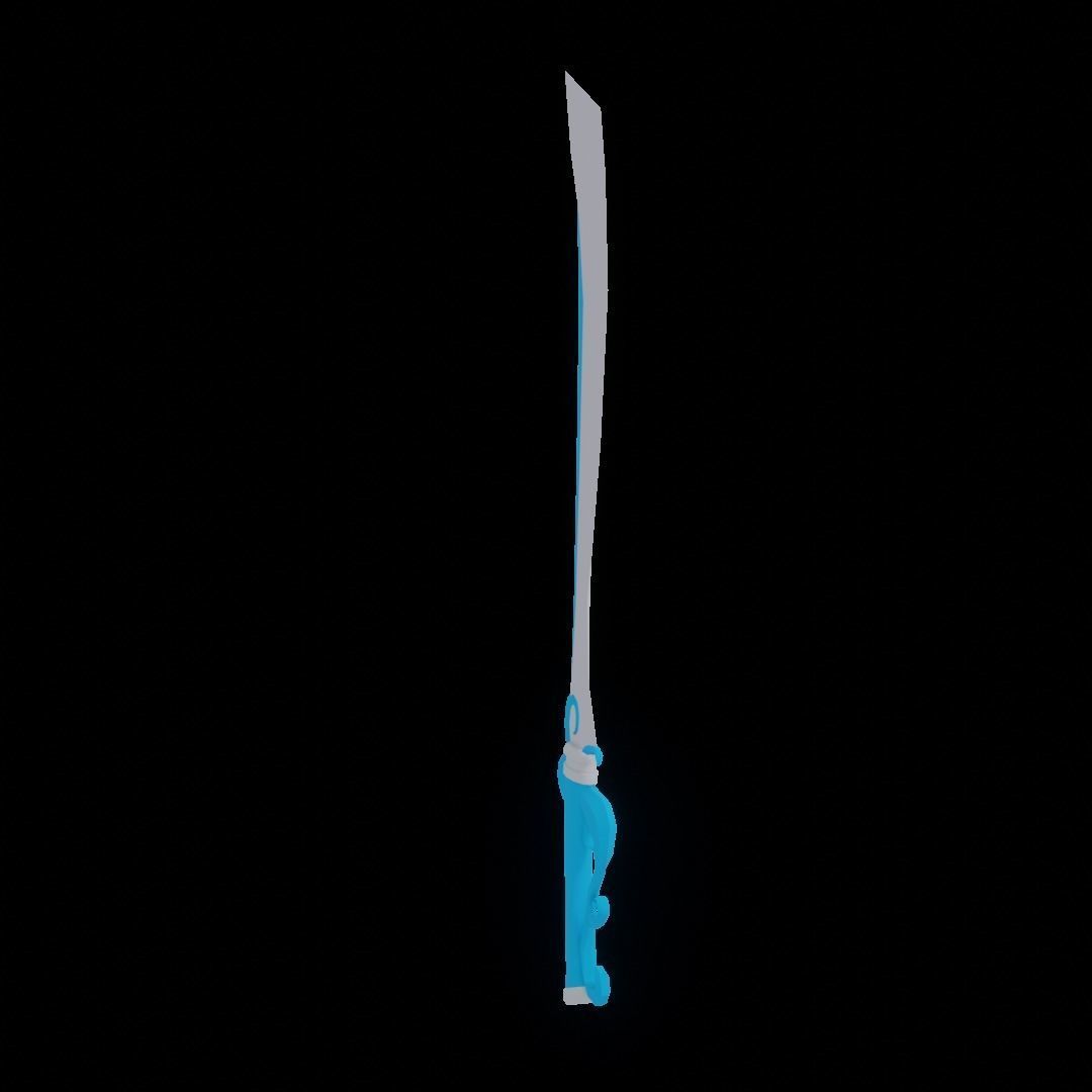 3D model Low Poly Sword - Wind Sword VR / AR / low-poly | CGTrader