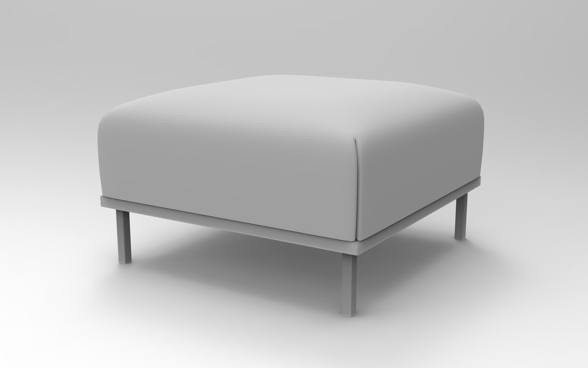 3D model Ago Pouf VR / AR / low-poly | CGTrader