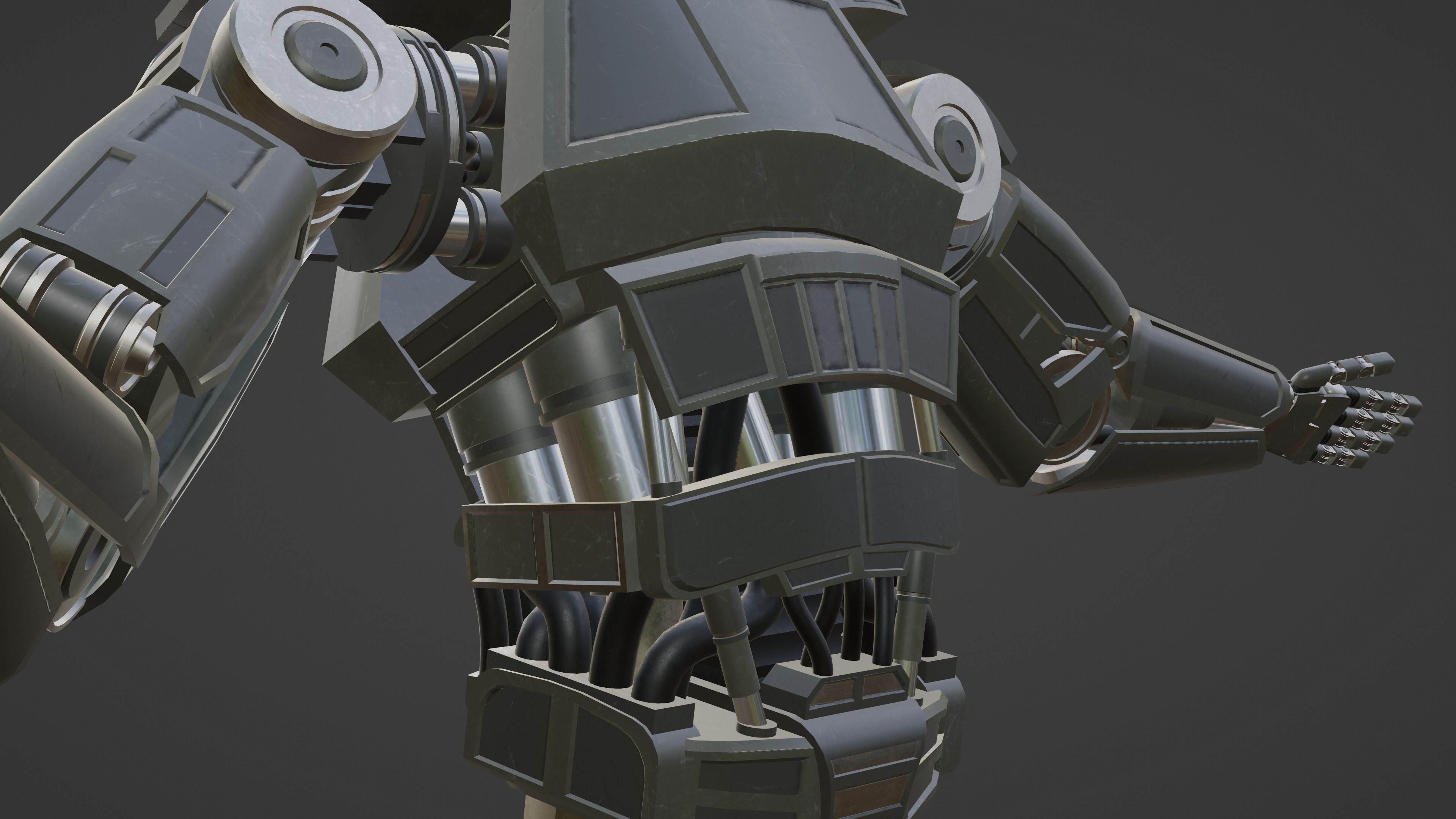 Robot Soldier free 3D model rigged | CGTrader