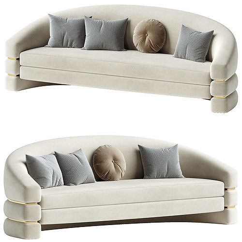 Hutton Sofa Covet House 3D model | CGTrader