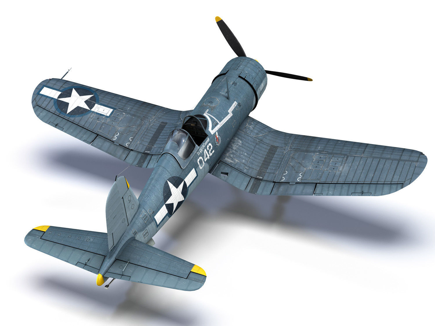 Vought F4U-1A - 042 3D model | CGTrader