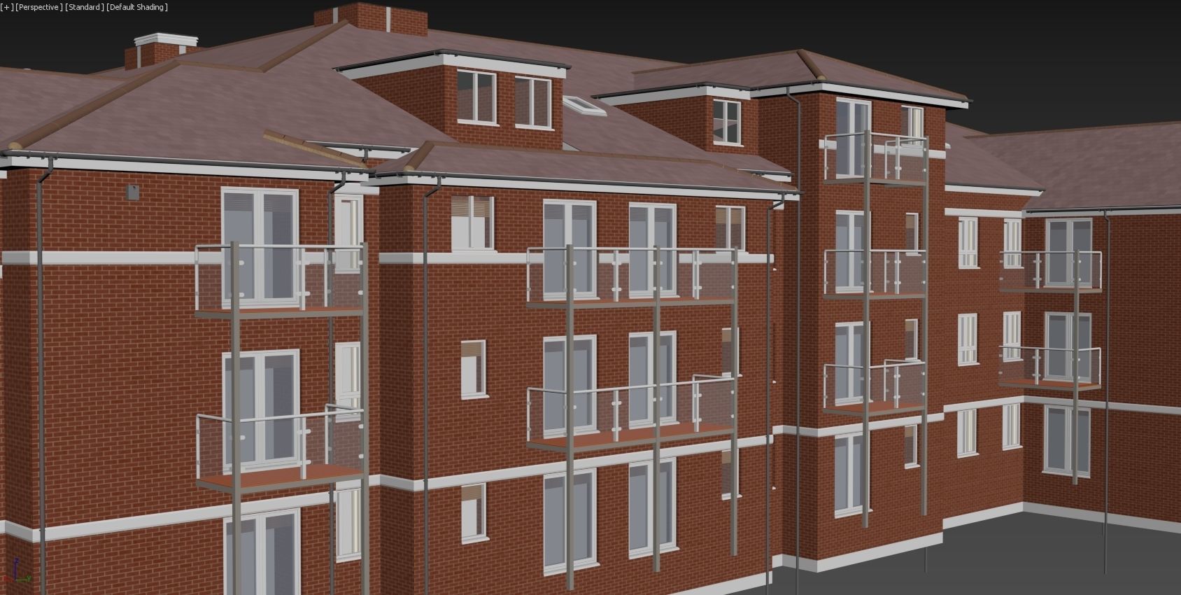 Apartment buildings 3D model | CGTrader