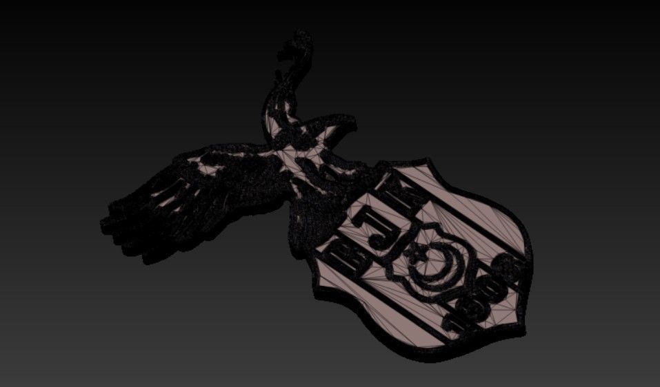 Logo Besiktas Football Club 3D model 3D printable | CGTrader