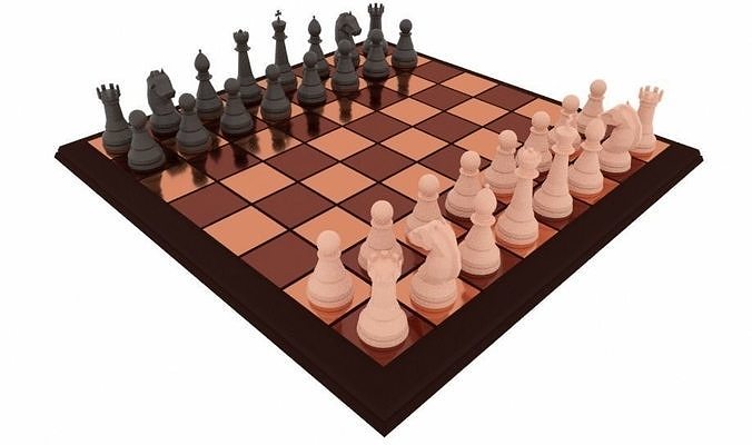 3D model Chess Pack Low-Poly VR / AR / low-poly | CGTrader