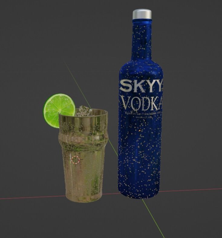SKYY VODKA 3D model | CGTrader