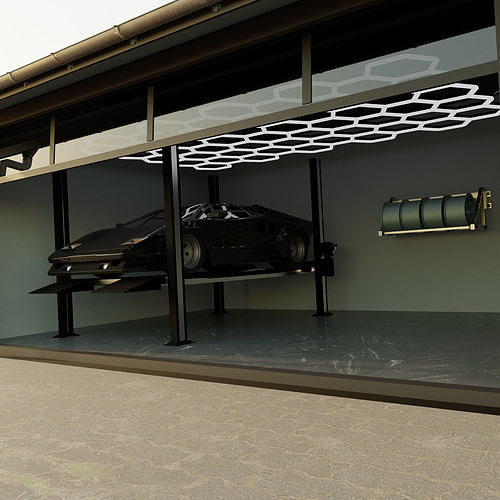 Car Lift 3D model | CGTrader