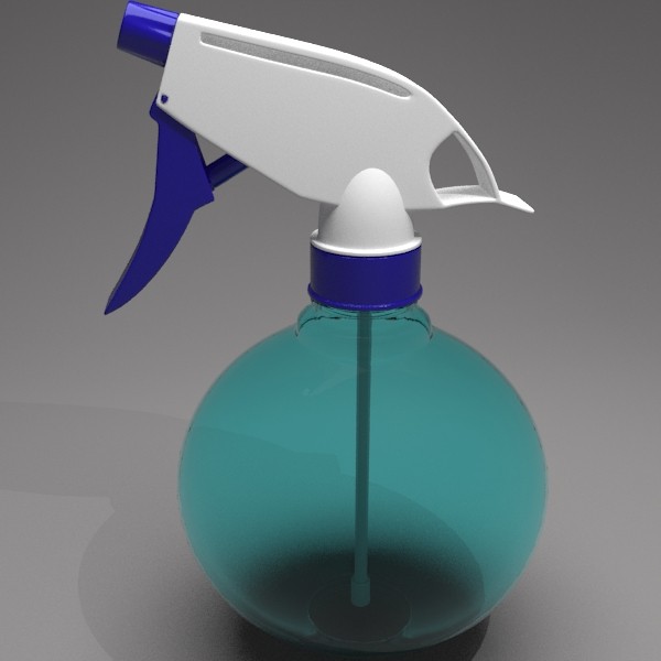 Water sprayer 3D Model OBJ BLEND | CGTrader.com