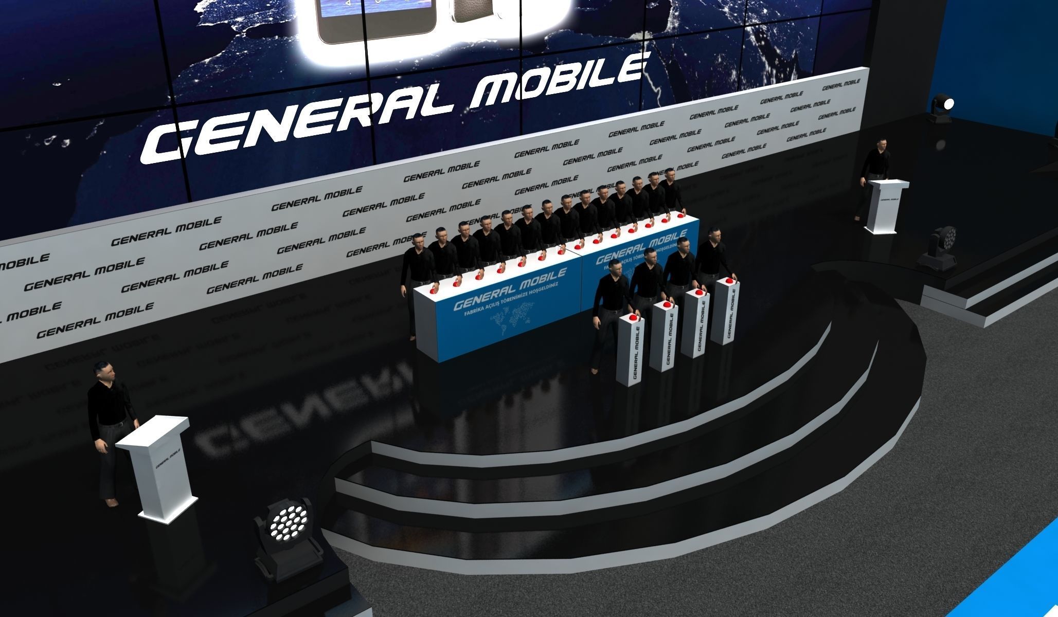 Big Tent Factory Opening Ceremony 3D model | CGTrader