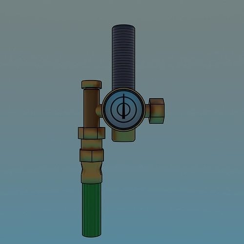 Flow Meter free VR / AR / low-poly 3D model | CGTrader