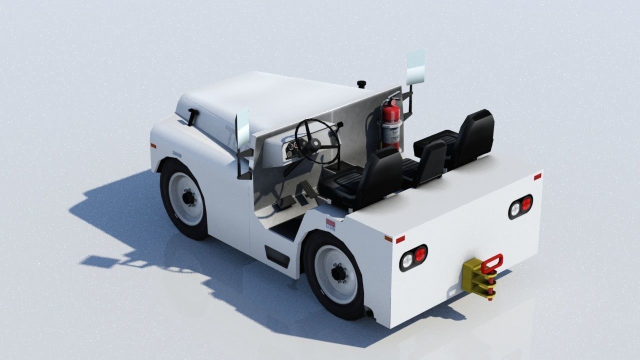 3D model TUG Model MT Tow Tractor VR / AR / low-poly | CGTrader