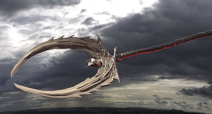 Ancient Scorpion Staff 3D model | CGTrader