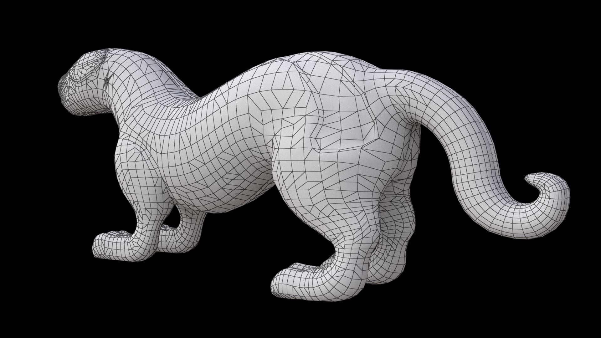 3D model Ancient Chinese Talisman - Tiger Talisman VR / AR / low-poly ...