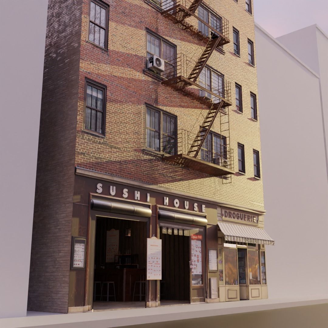 City Building Photo Real 3D model | CGTrader