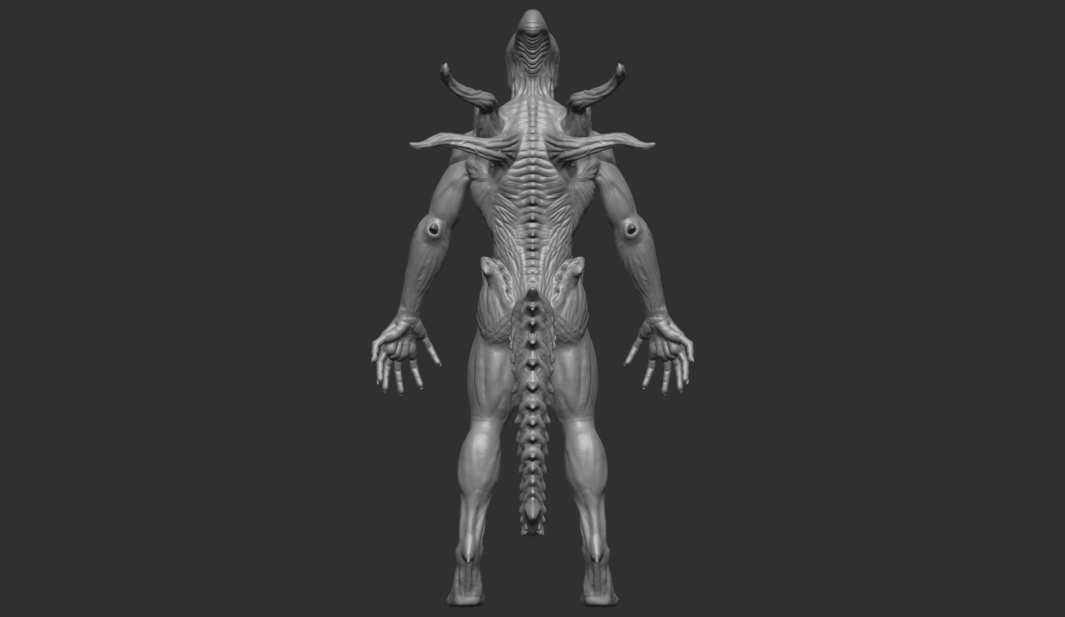 Alien 3d Print model 3D model 3D printable | CGTrader