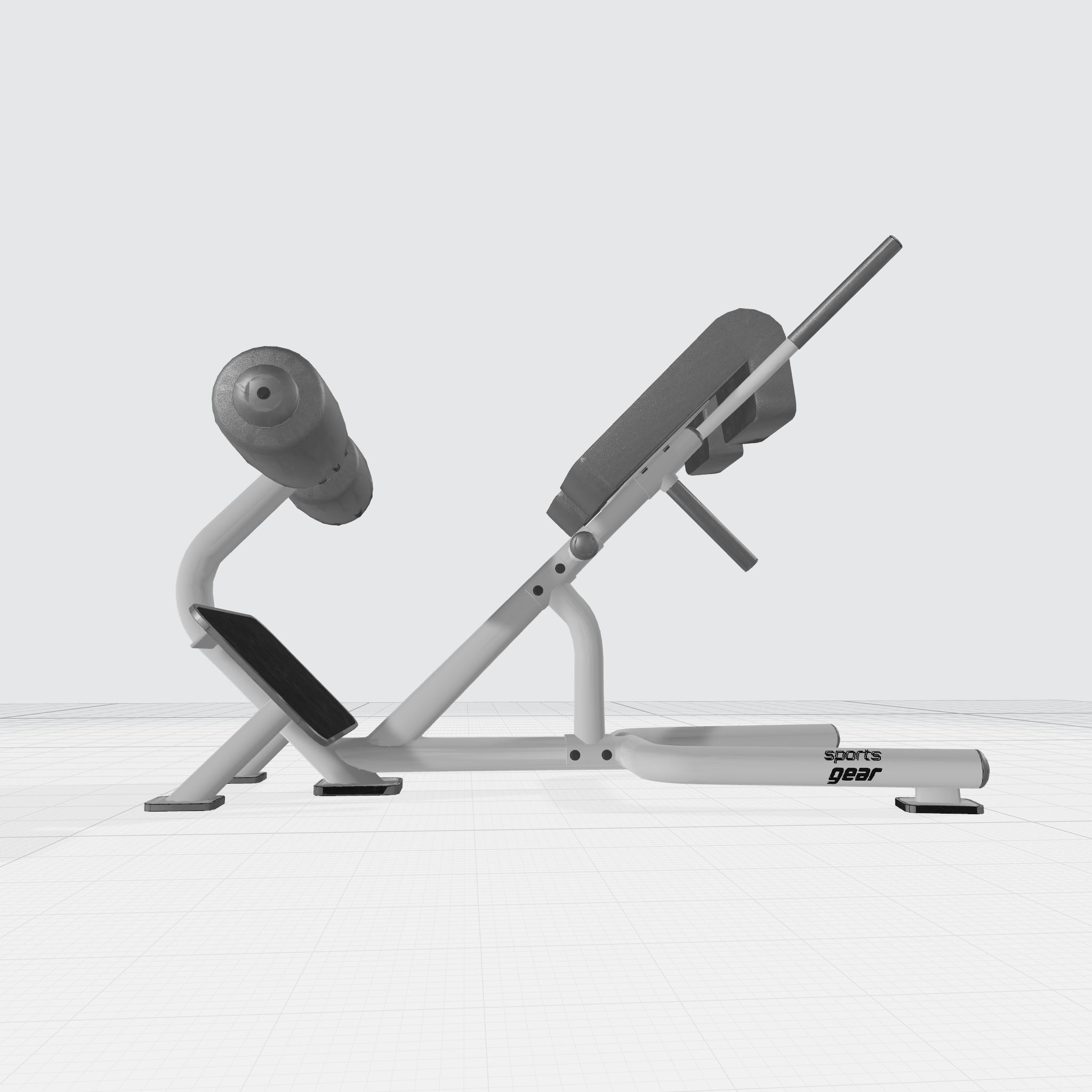 3D model Back Extension Bench VR / AR / low-poly | CGTrader