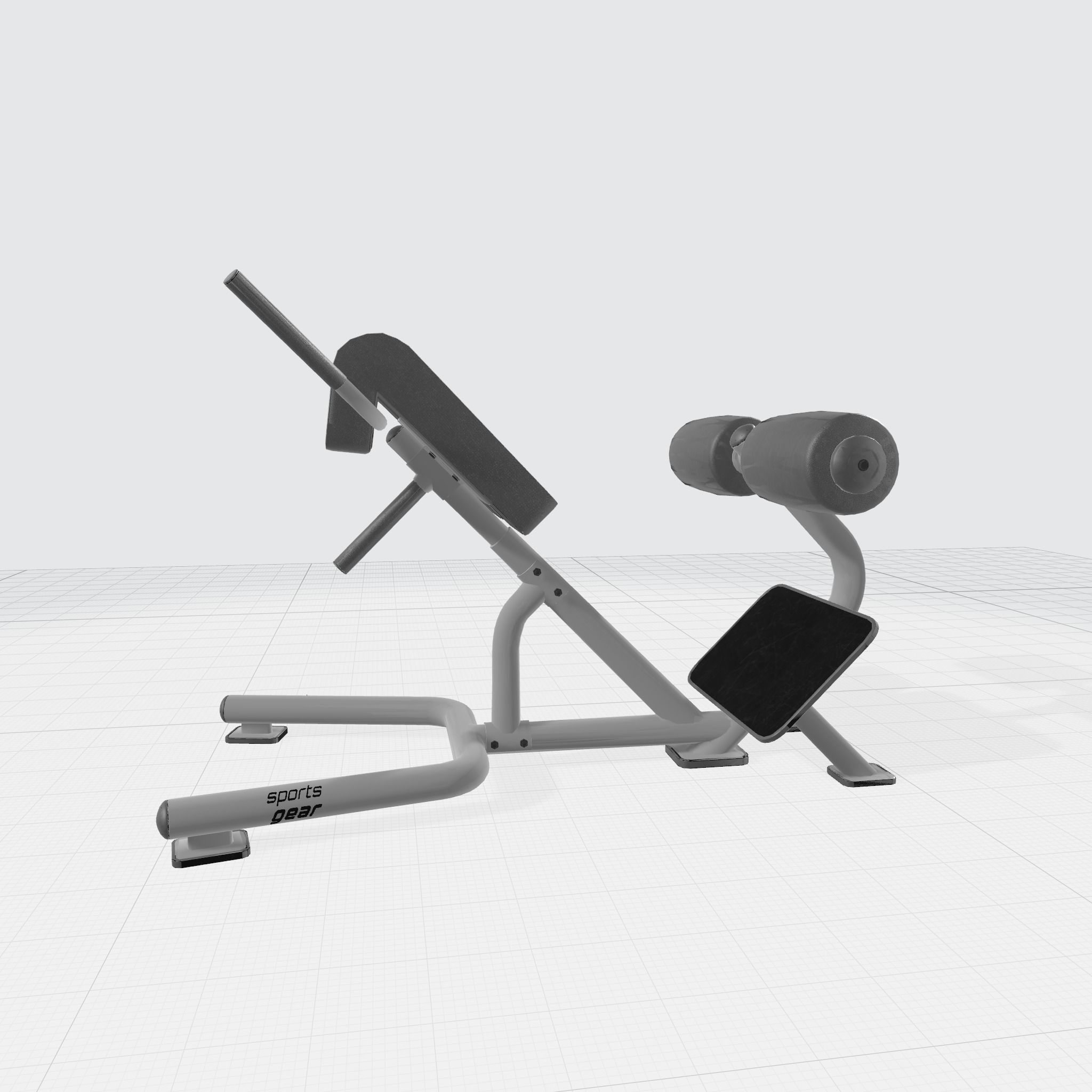 3D model Back Extension Bench VR / AR / low-poly | CGTrader