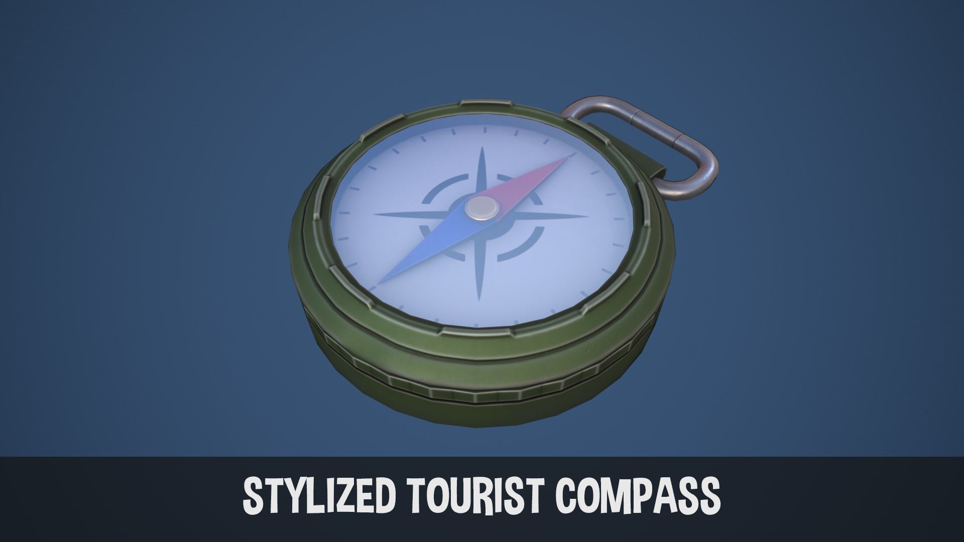 3D model Stylized Tourist Compass VR / AR / low-poly | CGTrader