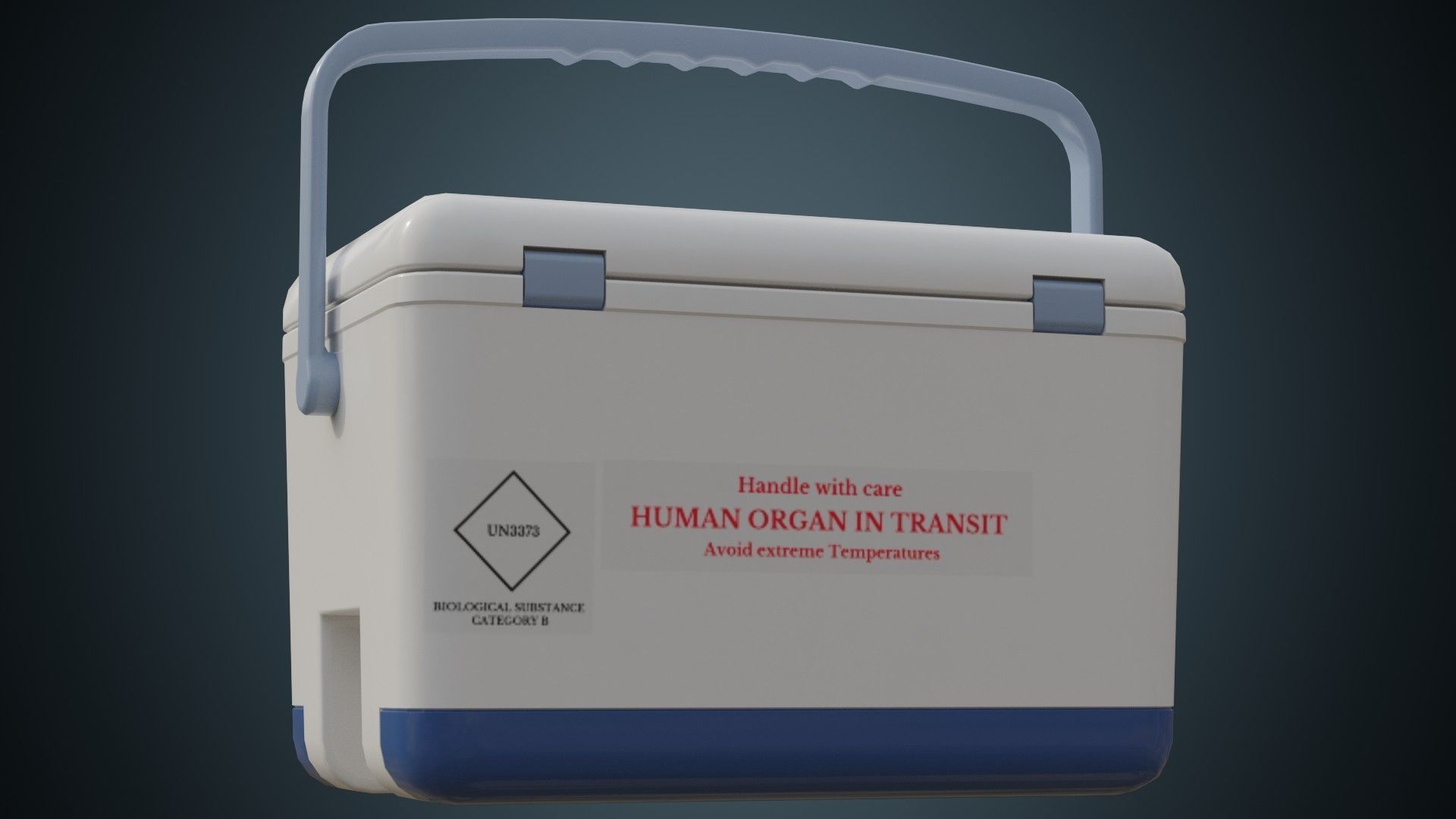 3D model Organ Transplant Cooler 1A VR / AR / low-poly | CGTrader