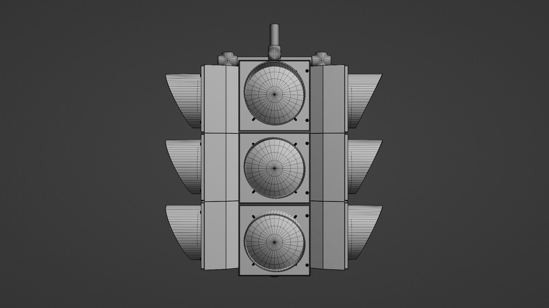 3D model 4-Way Traffic Light 2 VR / AR / low-poly | CGTrader