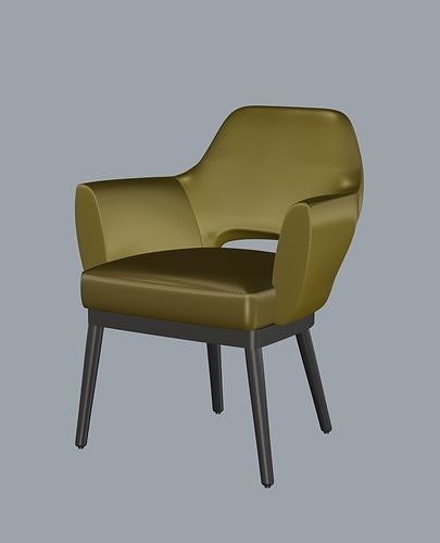 Bruno Moinard - Gumi Bridge Arm Chair 3D model | CGTrader