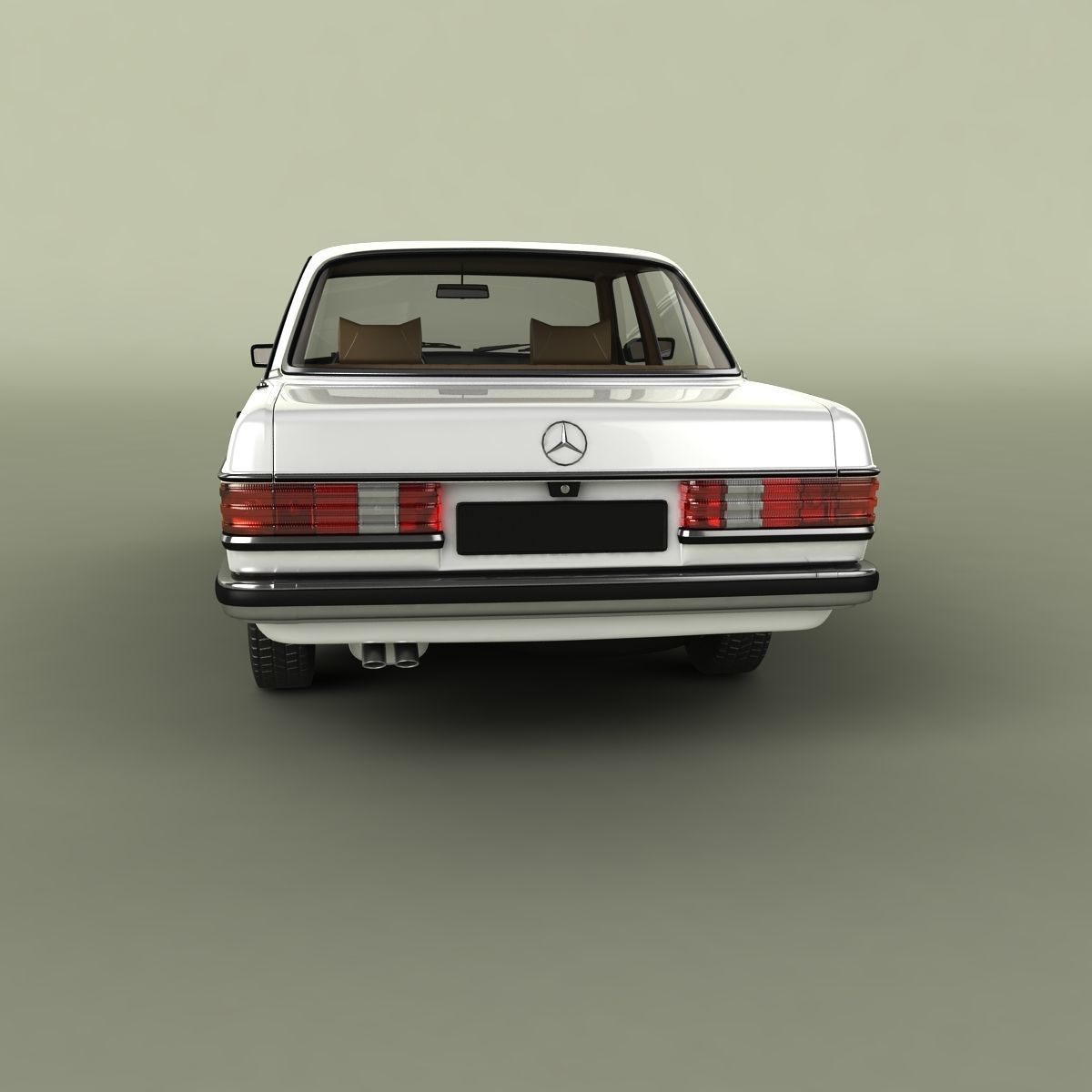 Mercedes-Benz W123 Sedan 3D model | CGTrader