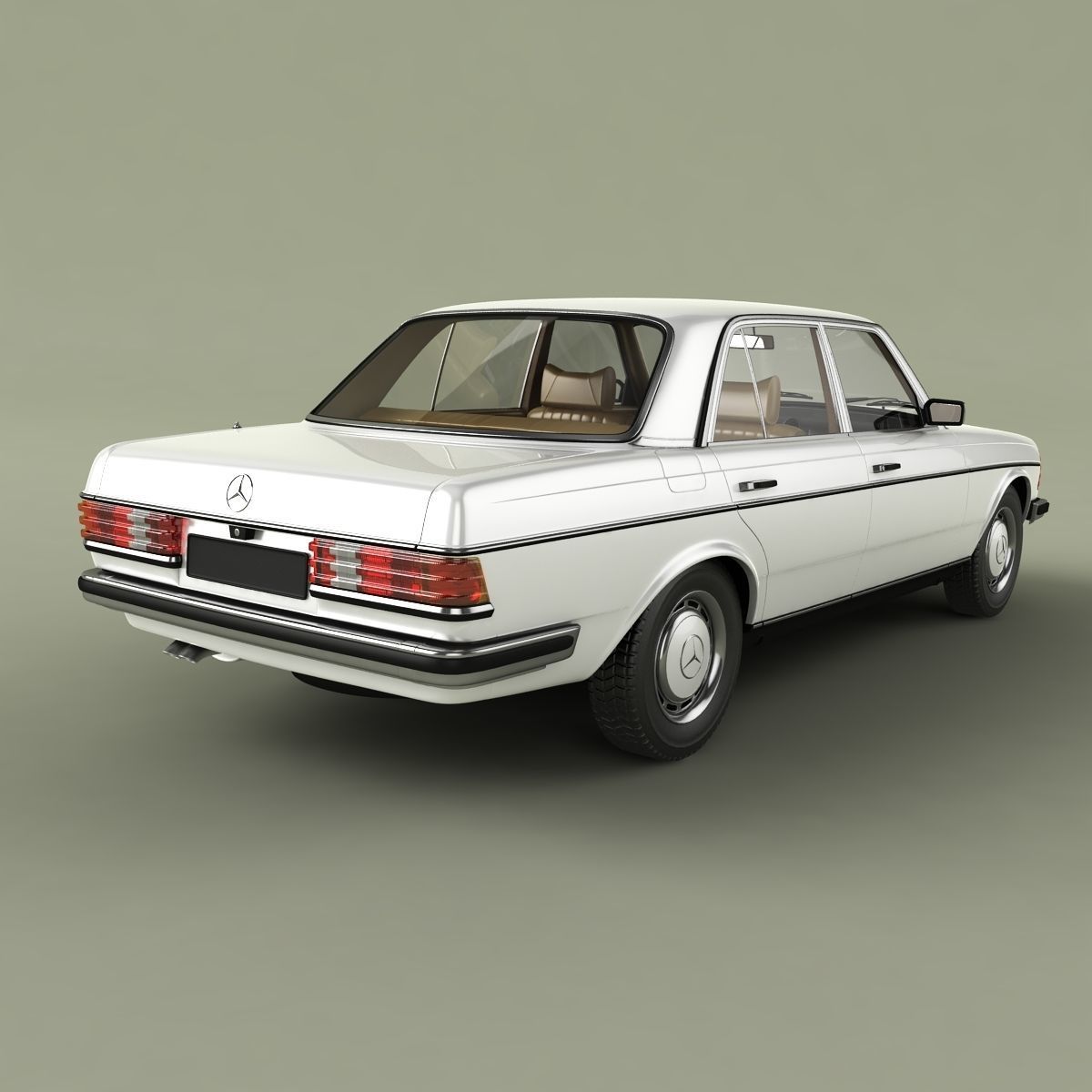 Mercedes-Benz W123 Sedan 3D model | CGTrader