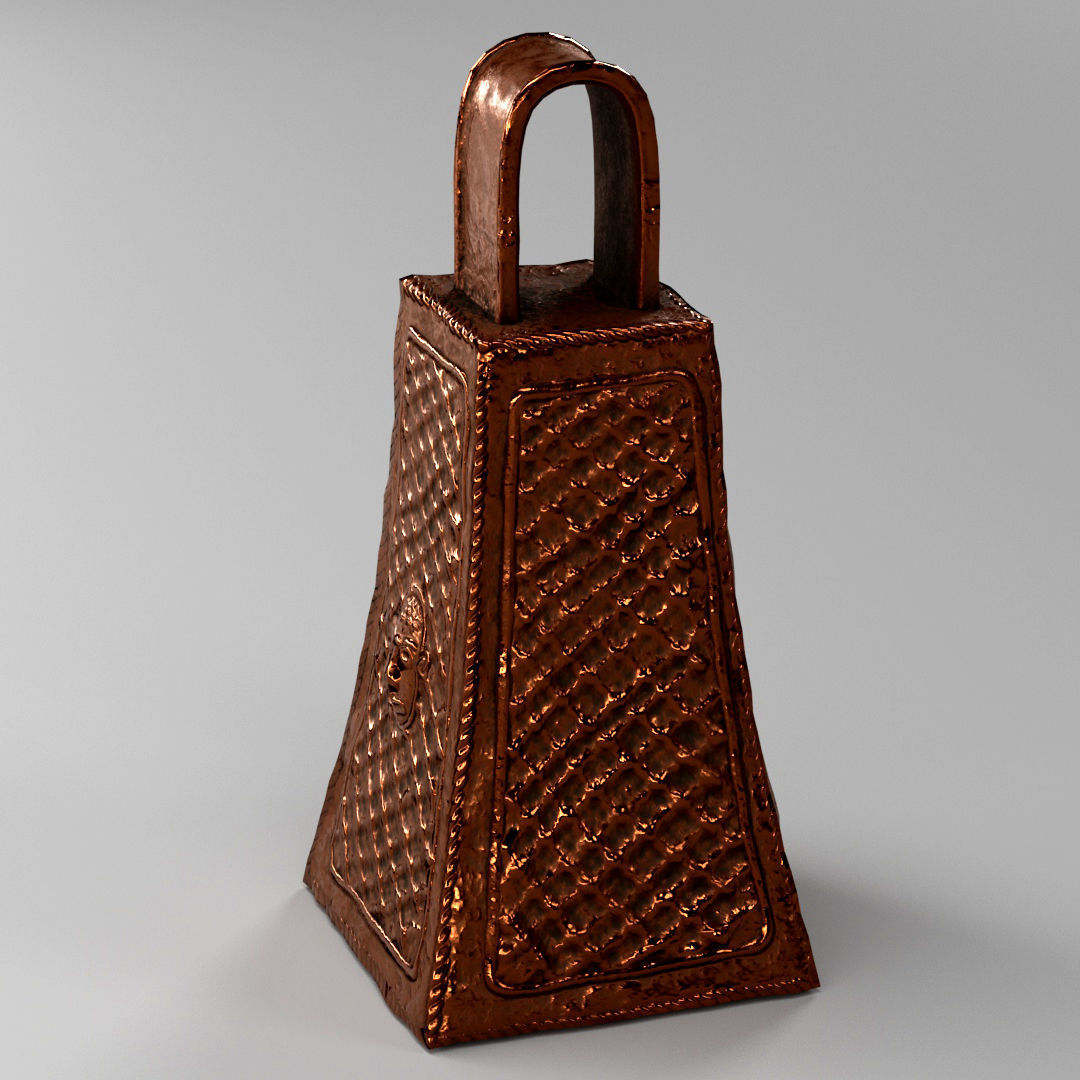 3D model Benin bronze bell VR / AR / low-poly | CGTrader