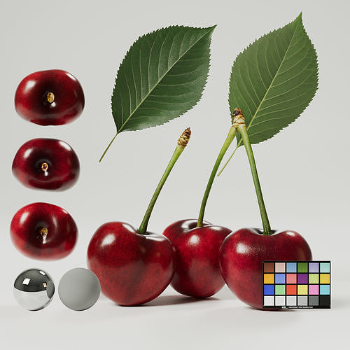 3D model Cherry VR / AR / low-poly | CGTrader