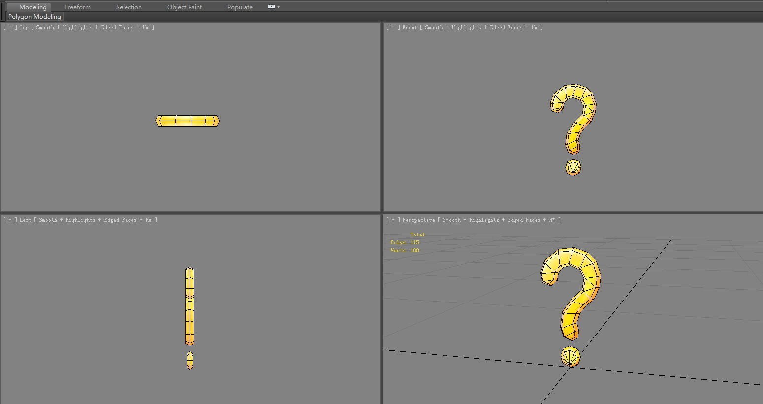 3D model Question mark - symbol icon - B VR / AR / low-poly | CGTrader