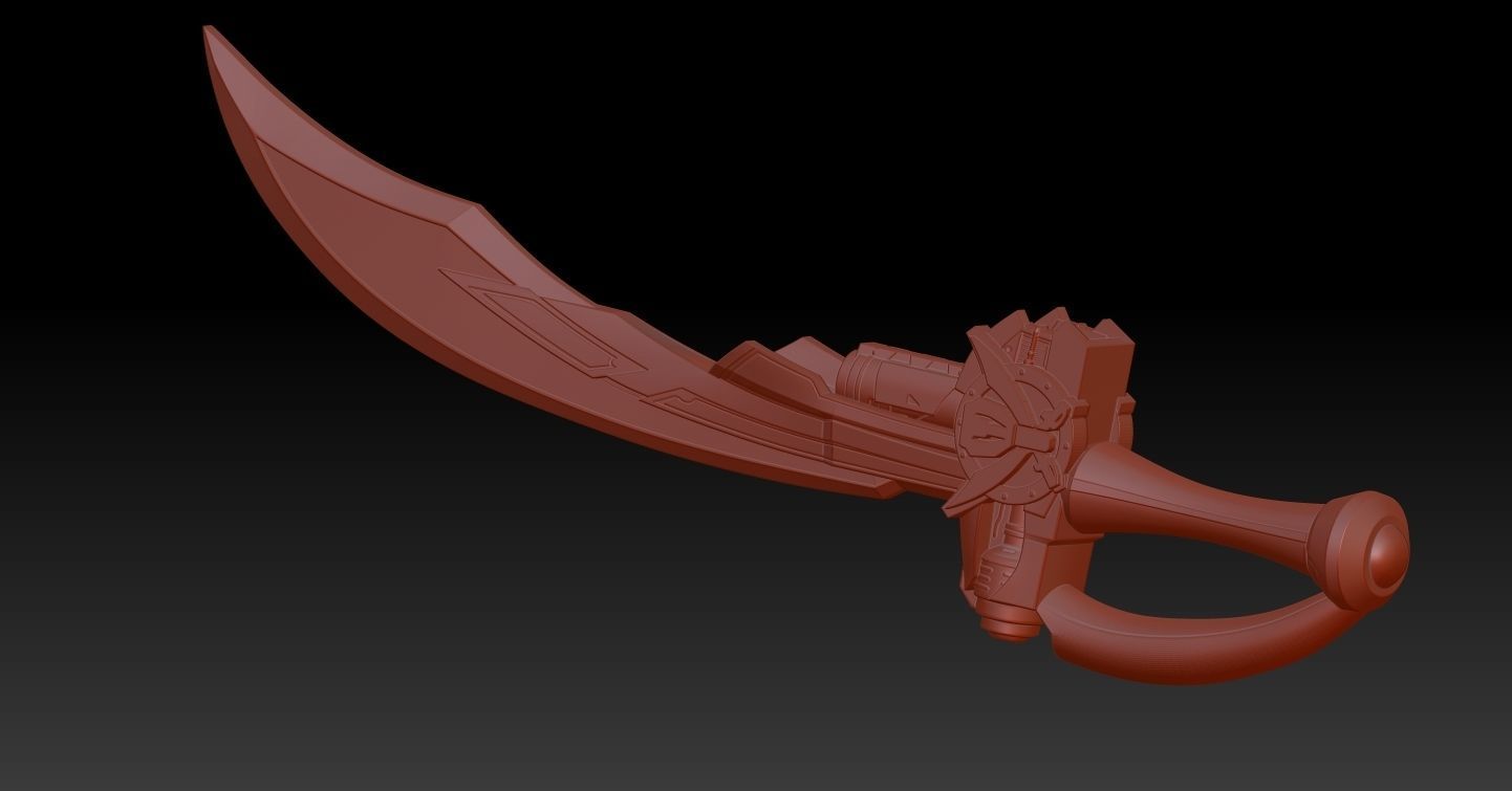 Gokai Saber 3D model 3D printable | CGTrader