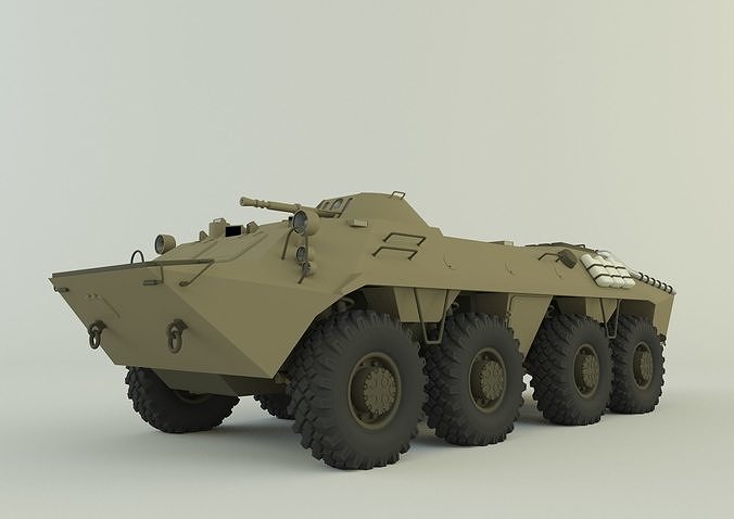 btr-70 military vehicle 3D model | CGTrader