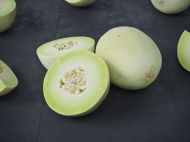 3D model Honeydew Melon VR / AR / low-poly | CGTrader
