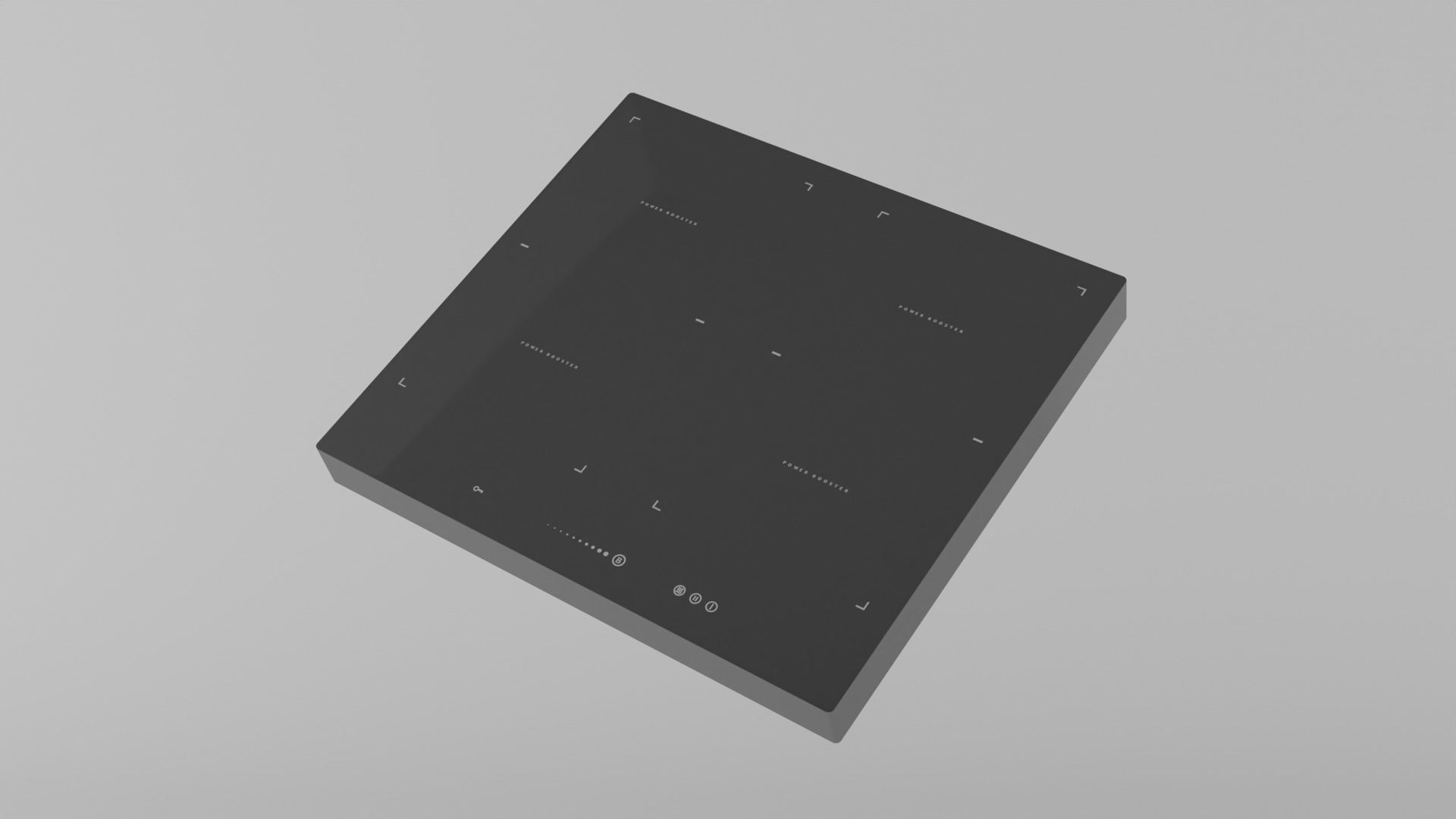 Induction Hob 3D model | CGTrader