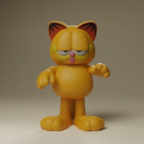 Garfield 3D Print Model 3D model 3D printable | CGTrader